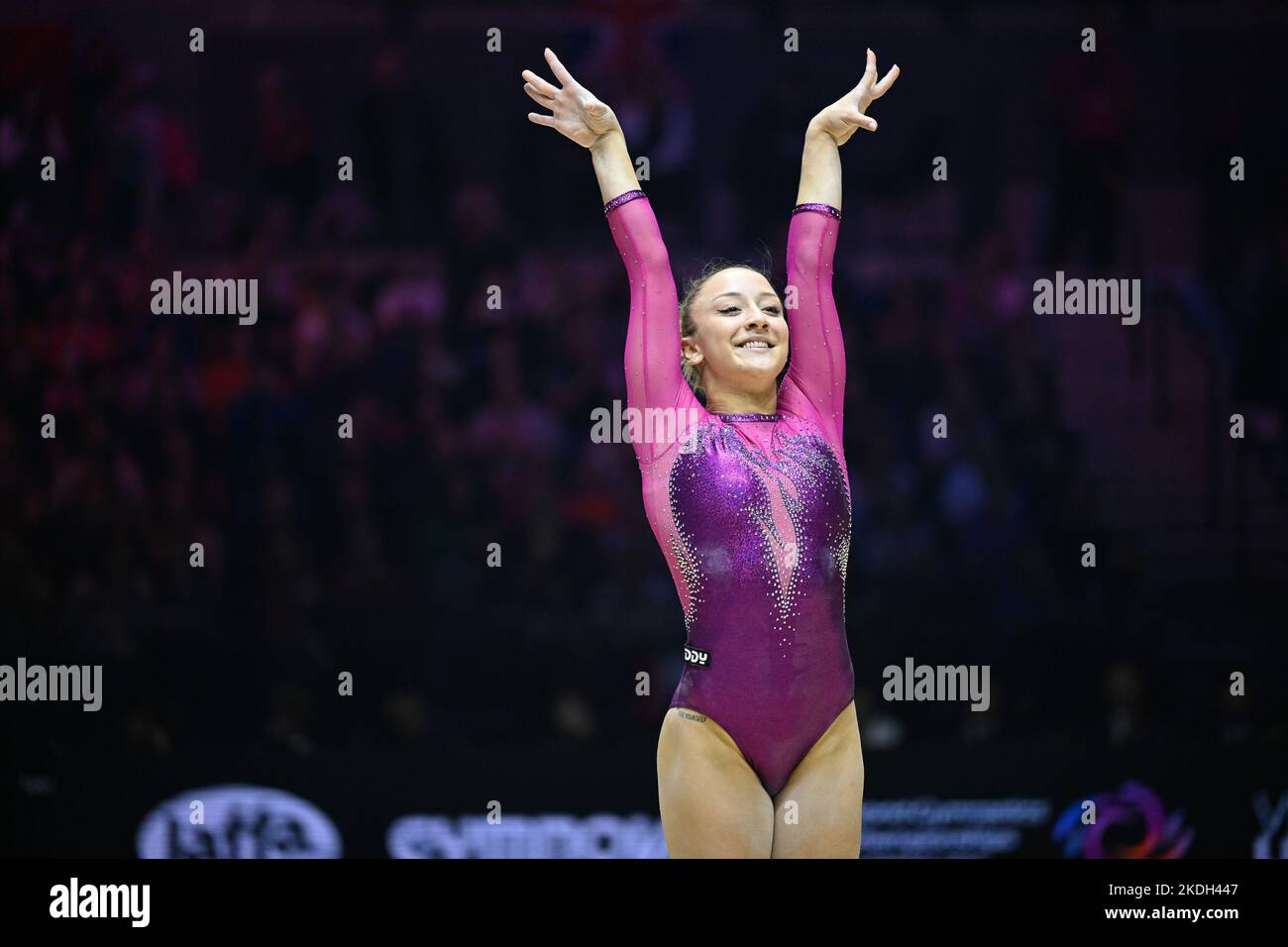 Martina Maggio (ITA) floor during the Gymnastics Artistic Gymnastics ...