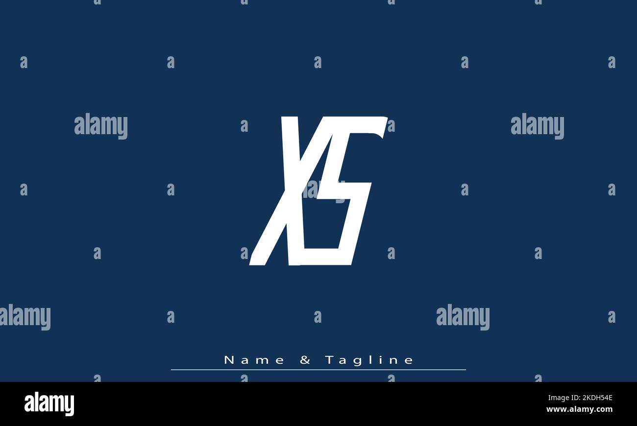 Xs logo design hi-res stock photography and images - Alamy