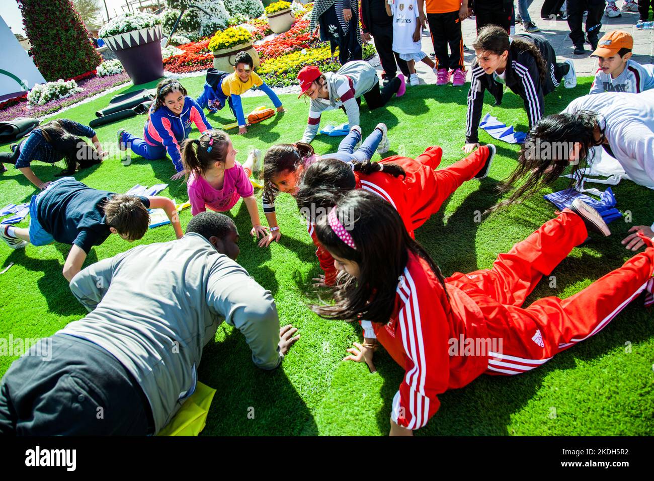 Doha ,Qatar-February 14, 2016 : Cultural diversity festival in Katara ...