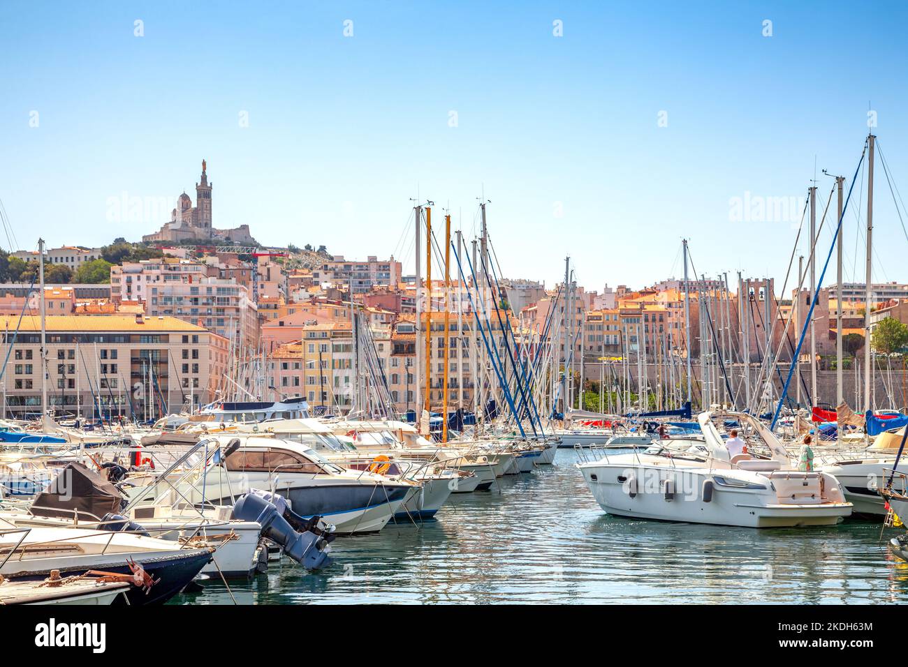 Marina of Marseille, France Stock Photo - Alamy
