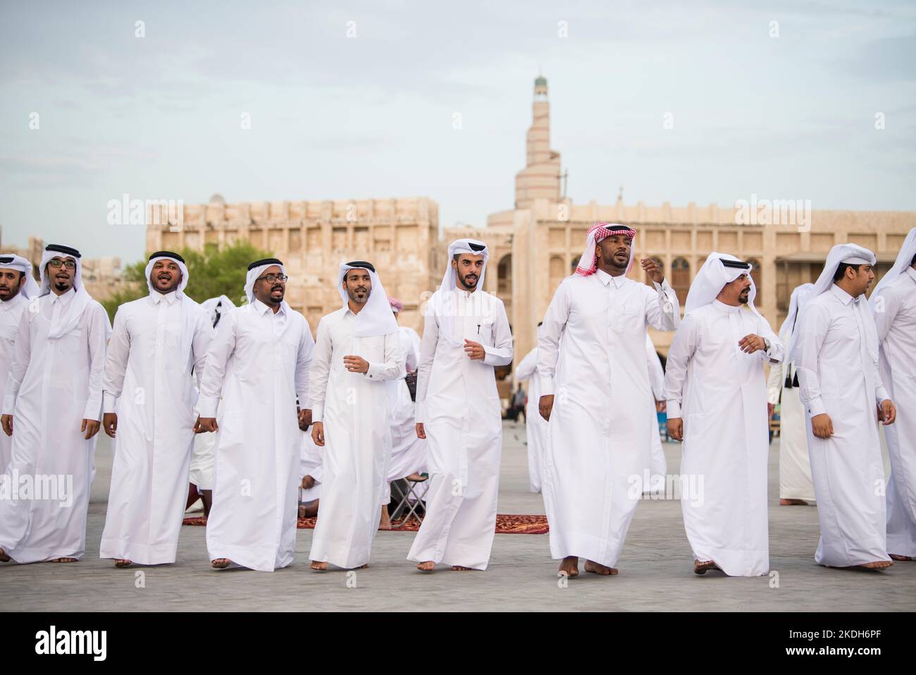 Qatari traditional dance hi-res stock photography and images - Alamy