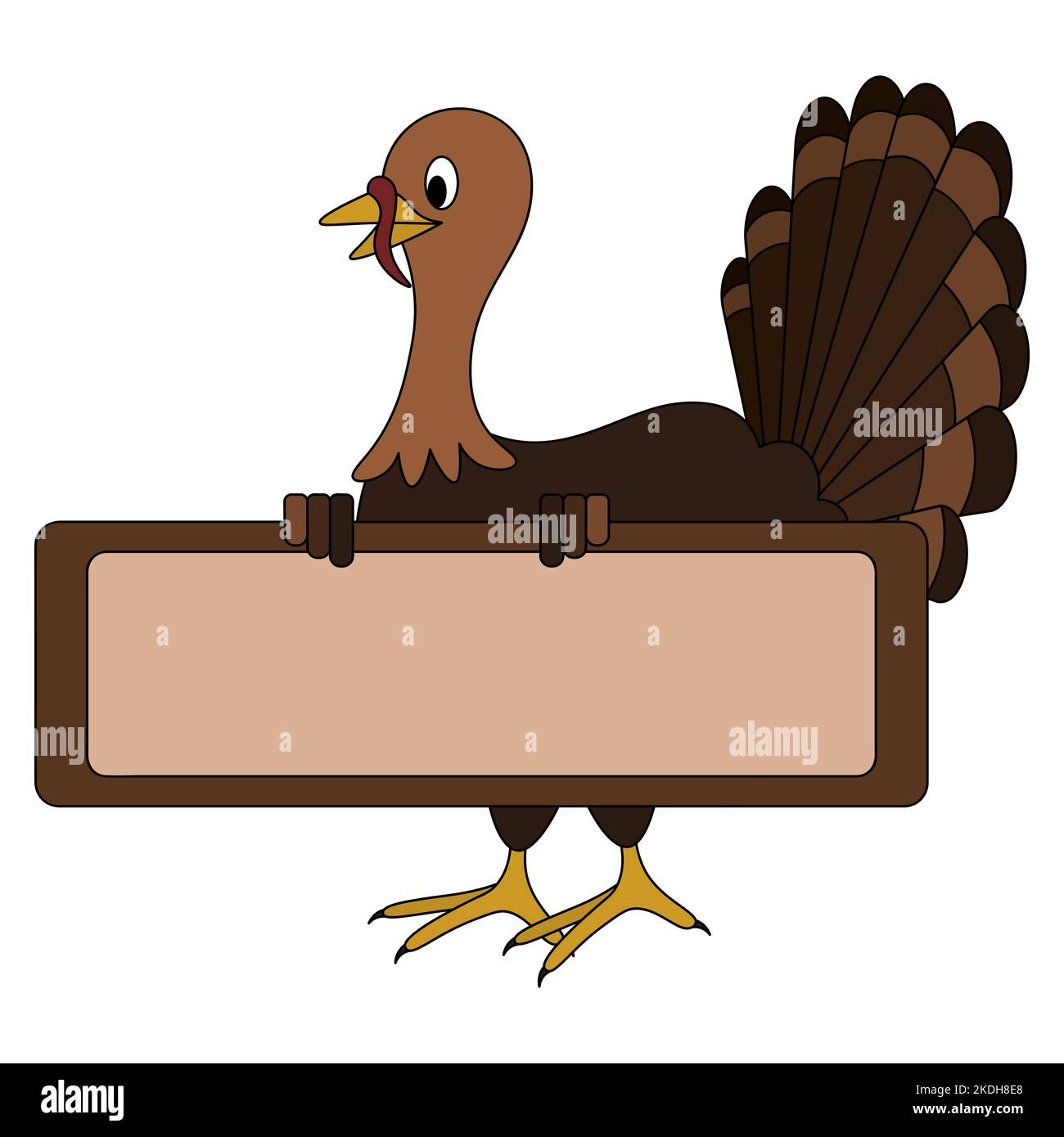 Cartoon Turkey Flying