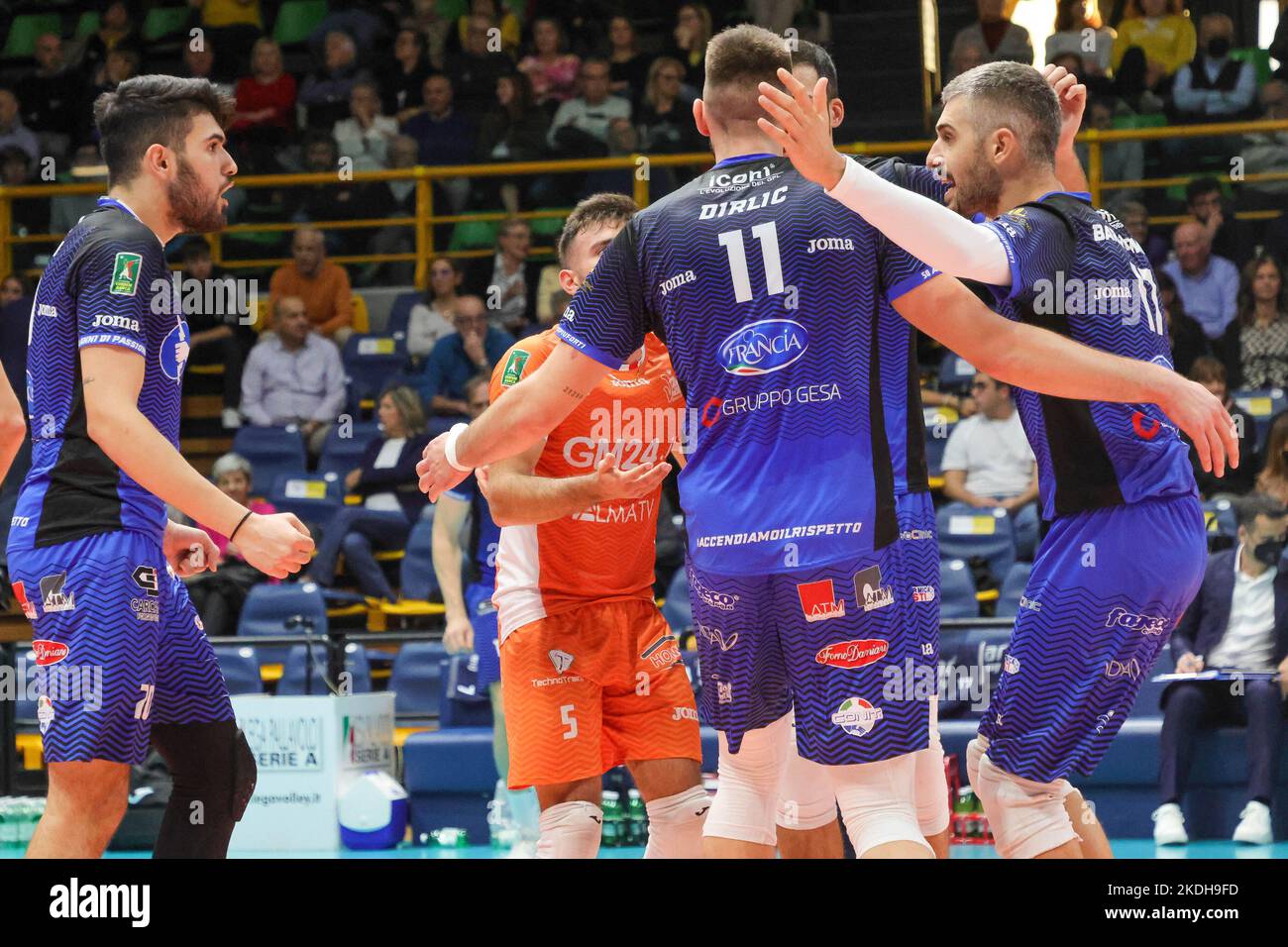 PalaPanini, Modena, Italy, November 06, 2022, Team (Top Volley Cisterna ...