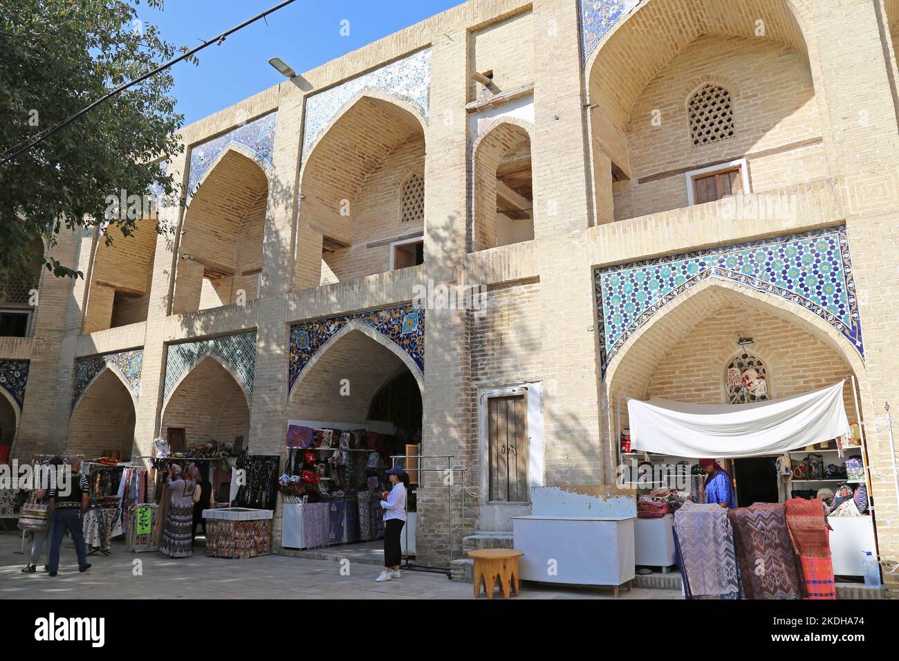 Nodir Divanbegi Madrasa, Lyabi Hauz Square, Historic Centre, Bukhara ...