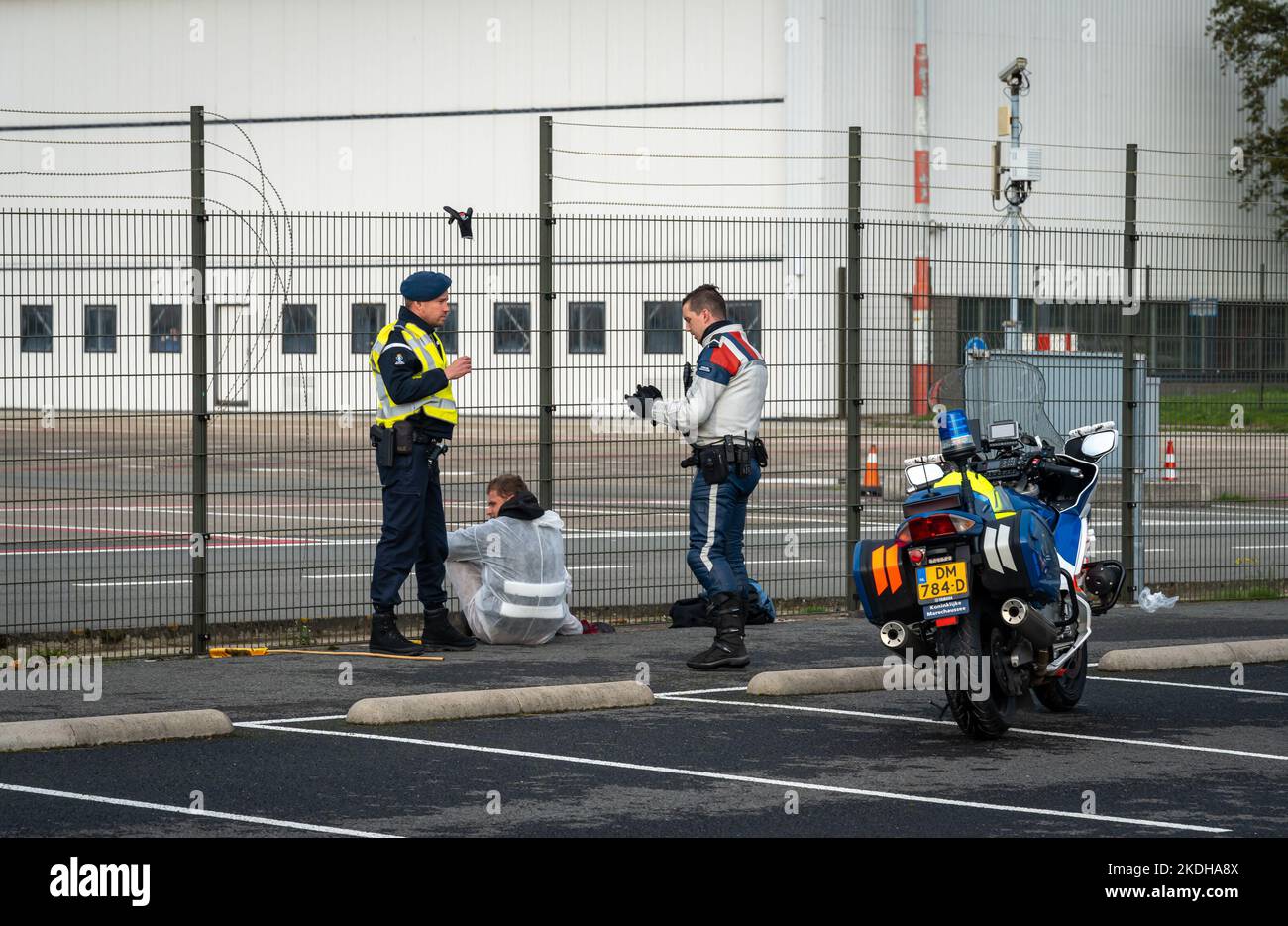 Schiphol Airport Amsterdam, The Netherlands, 05.11.2022, Police ...