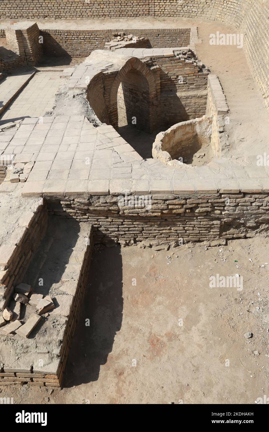 Bath House archaeological excavations, Historic Centre, Bukhara ...