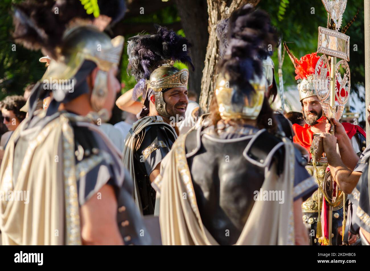 CARTAGENA, SPAIN - 23 SEPTEMBER 2022 Carthaginians and Romans historic ...