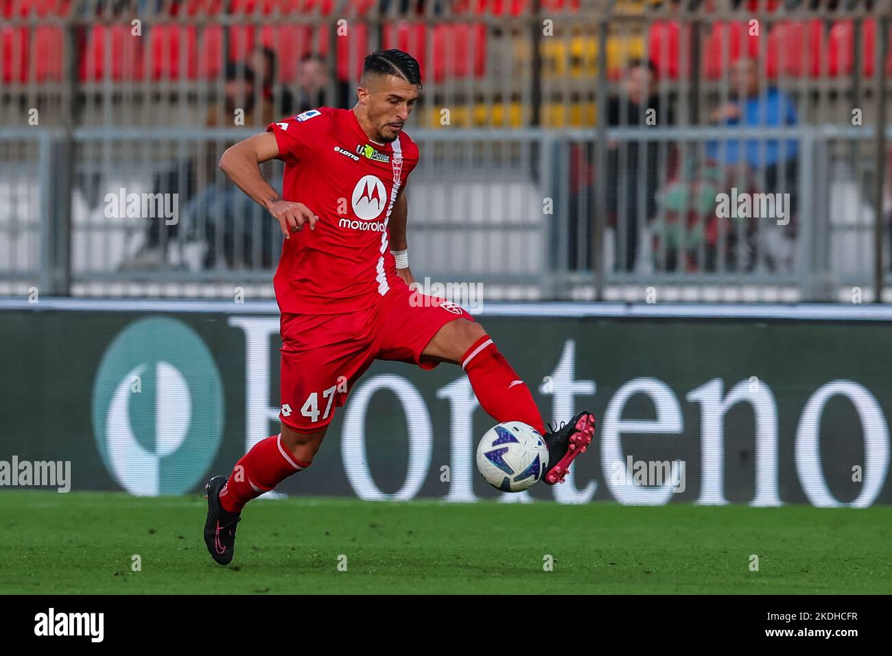 Dany Mota of AC Monza seen in action during the Serie A 2022/23 ...
