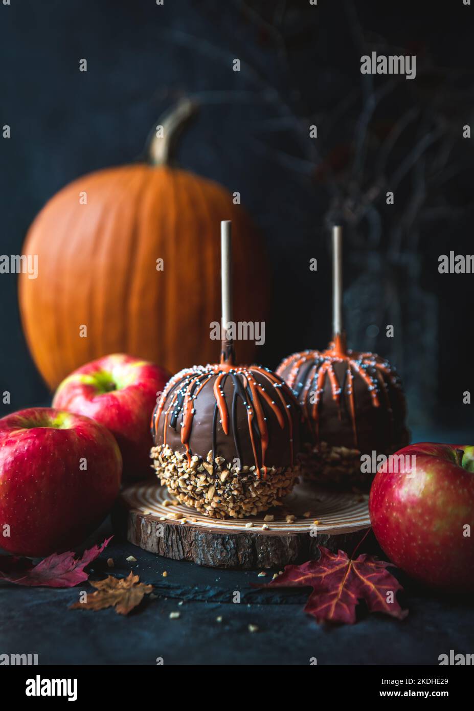 Halloween chocolate nuts hi-res stock photography and images - Alamy