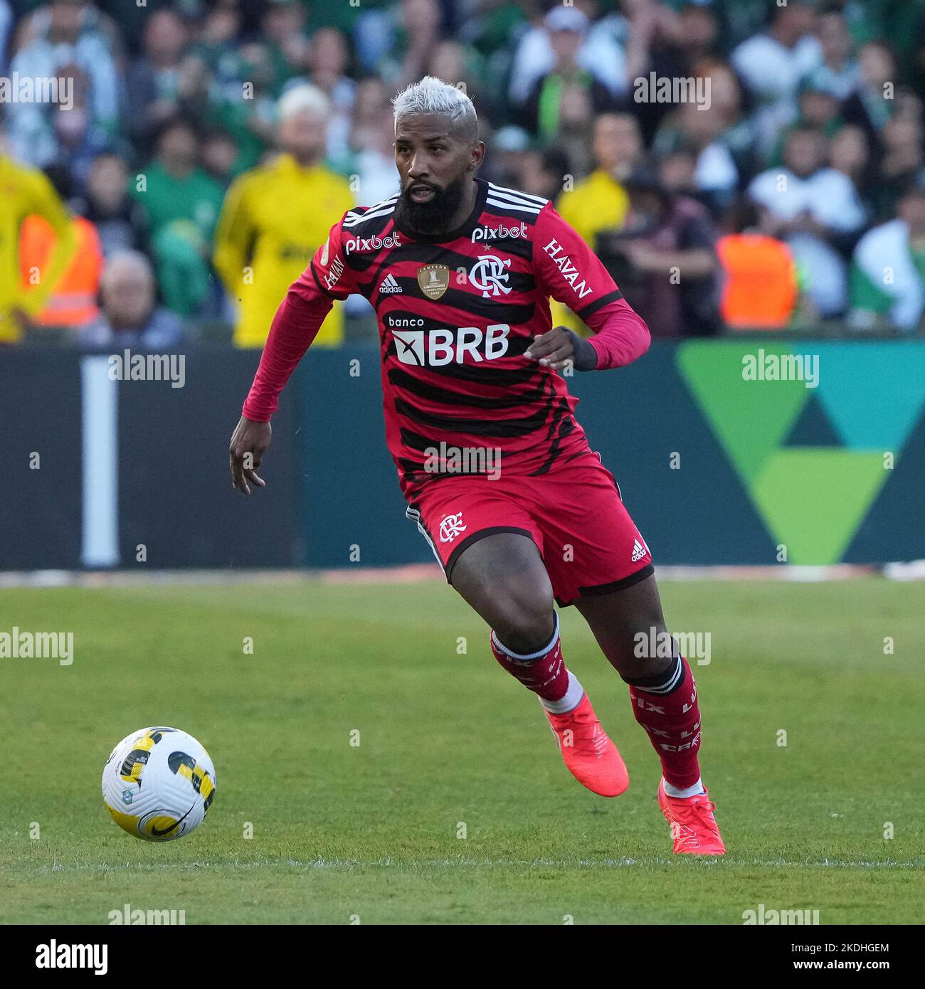 Curitiba, Brazil. 06th Nov, 2022. I rode during Coritiba and Flamengo ...