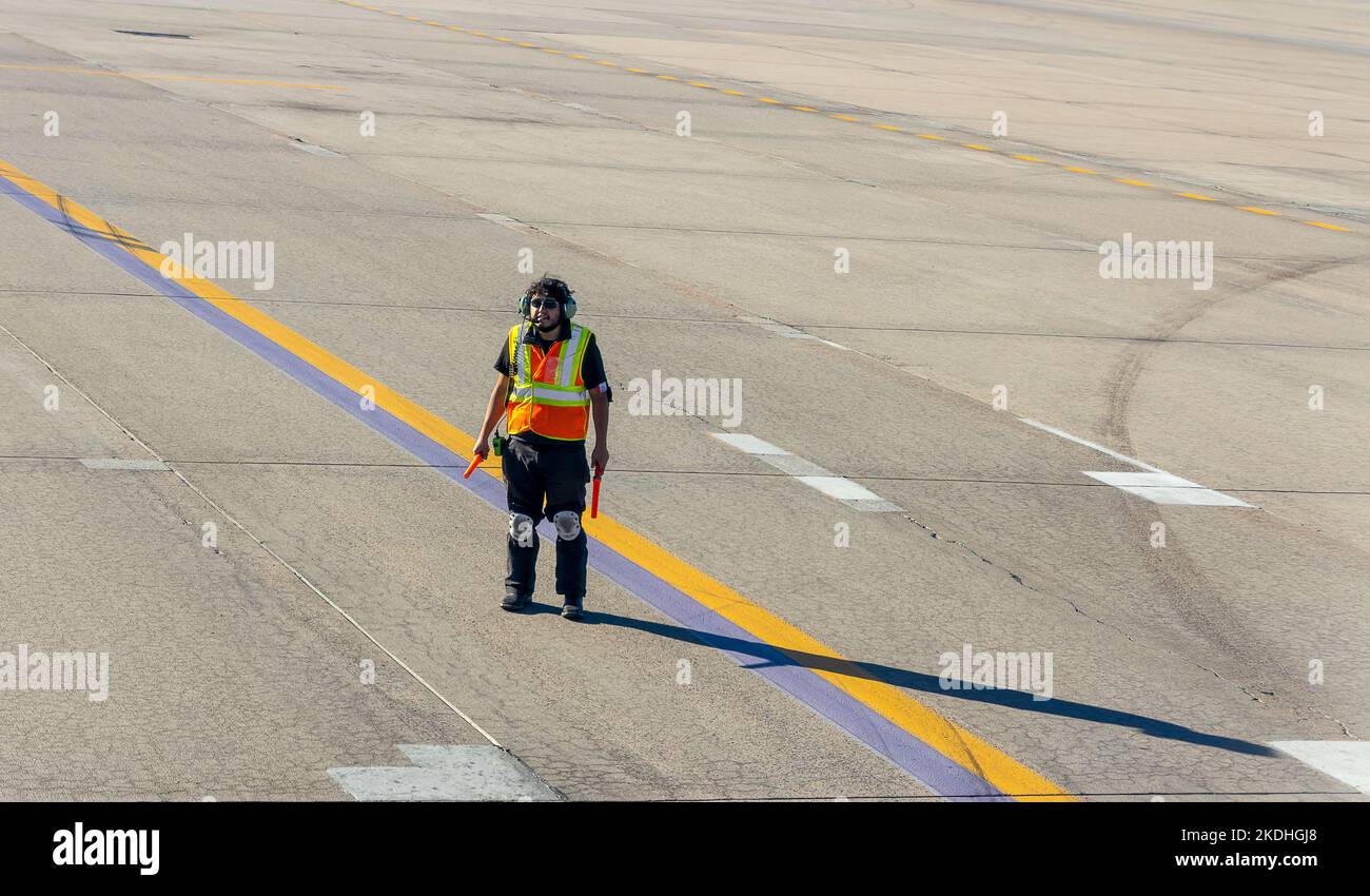 Denver, Colorado - October 28, 2022: Airport operations in Denver ...
