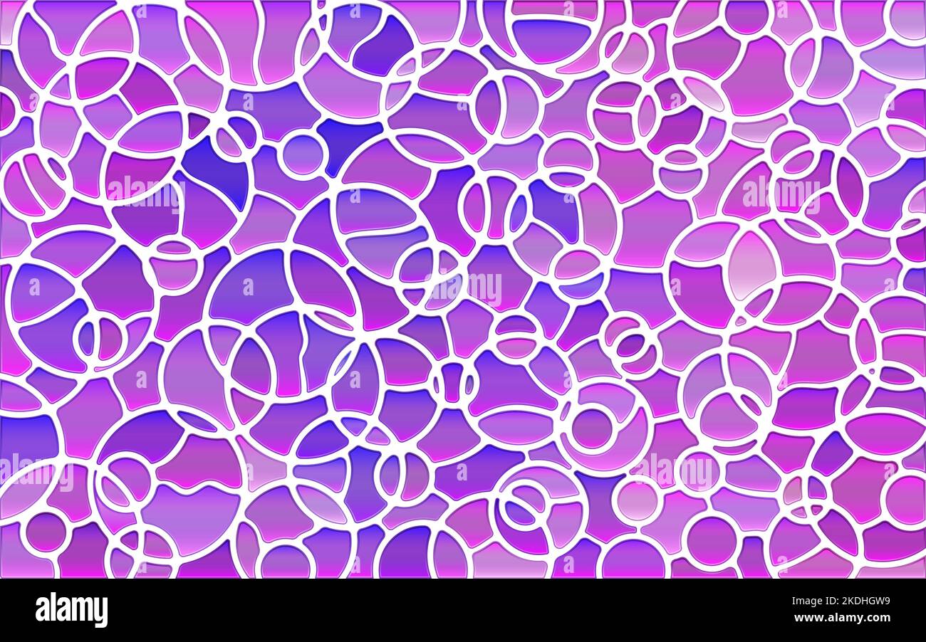 abstract vector stained-glass mosaic background - purple and violet ...