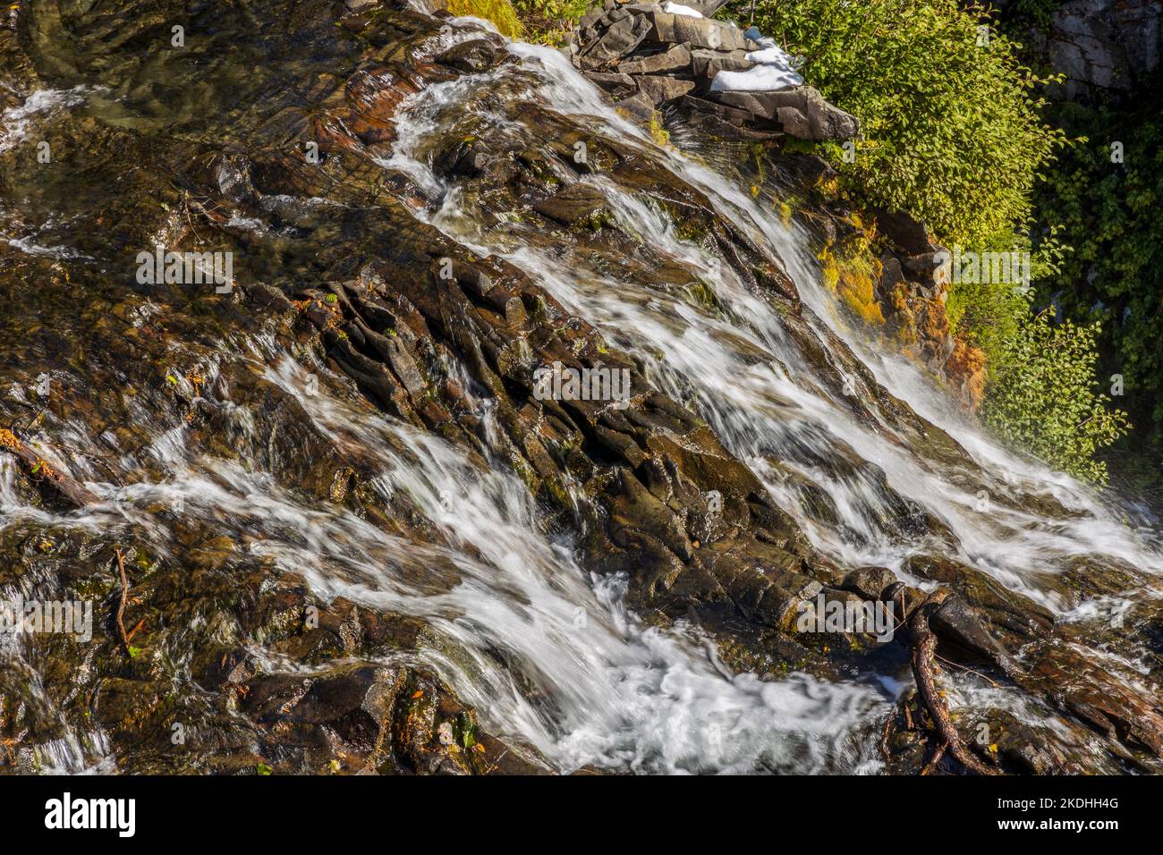 Narada Falls, in Mount Rainier National Park, Washington Stock Photo ...