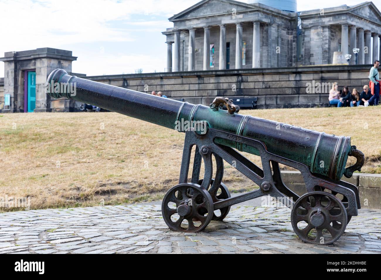 The Portuguese cannon on Calton Hill Edinburgh, cast in the 15th ...