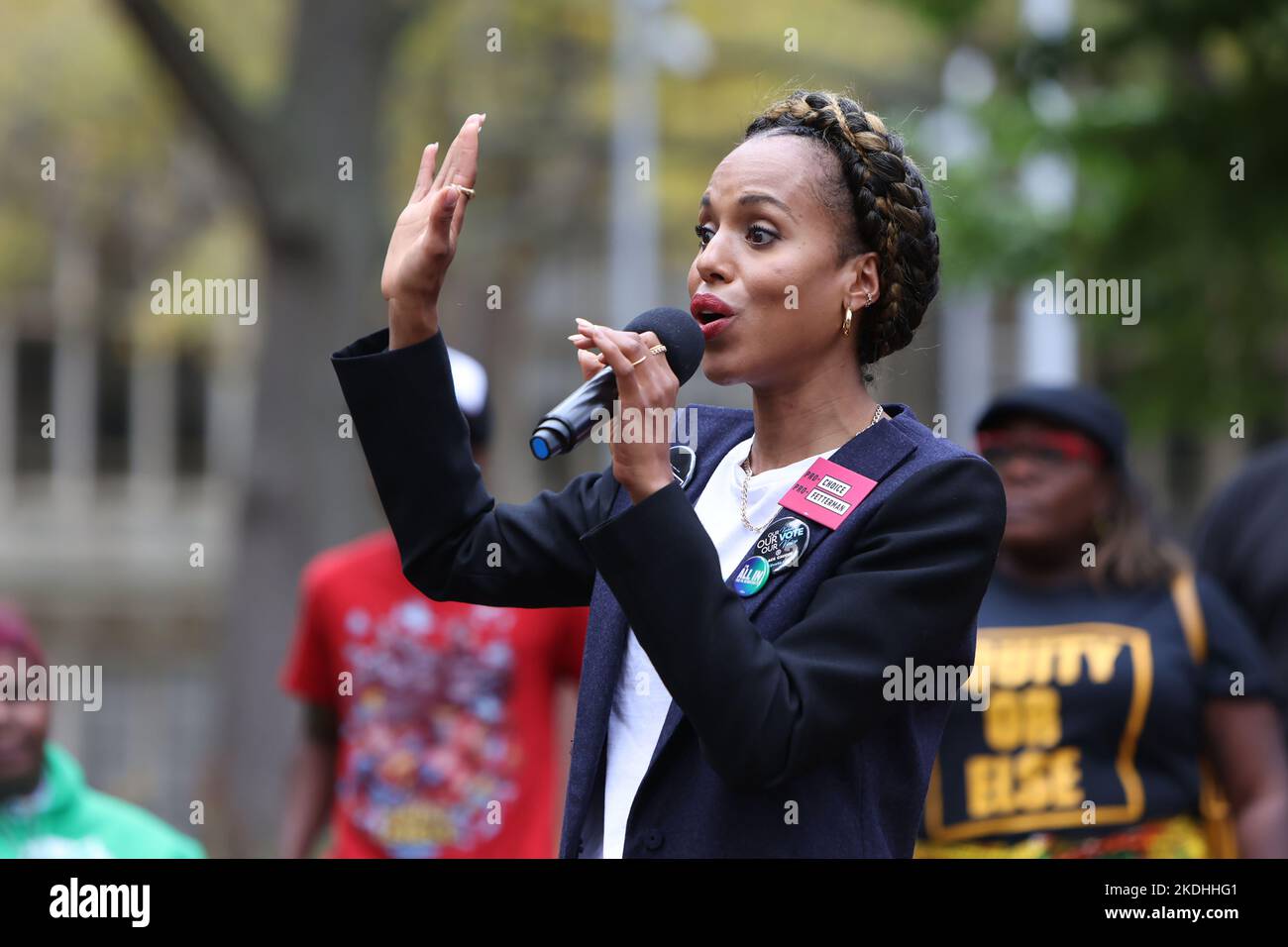Get Out And Vote Rally At Temple University’s Campus -PICTURED: Jabari ...