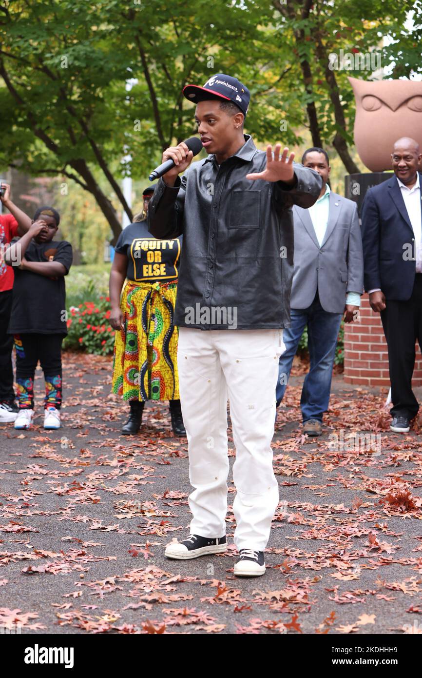 Get Out And Vote Rally At Temple University’s Campus -PICTURED: Jabari ...