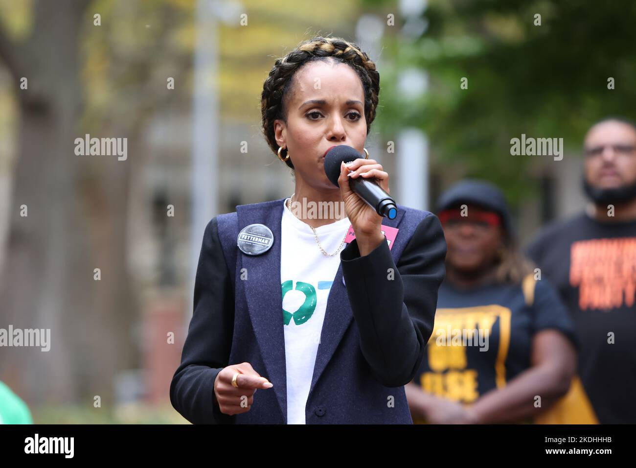 Get Out And Vote Rally At Temple University’s Campus -PICTURED: Jabari ...