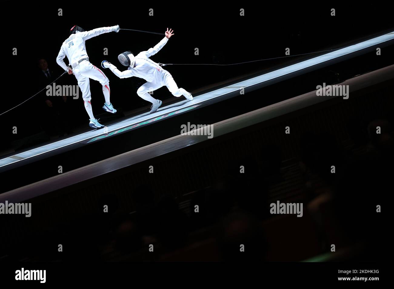 Tokyo, Japan. 5th Nov, 2022. (L-R) Keisuke Sakamoto, Koki Kano Fencing ...