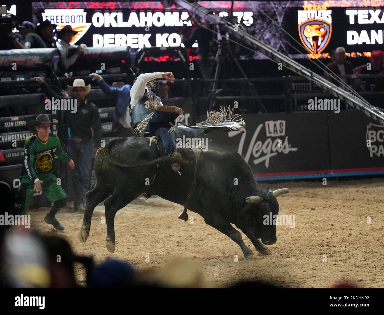LAS VEGAS, NV - NOVEMBER 6: Daniel Keeping takes his best shot at an ...
