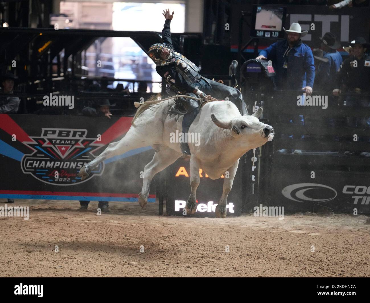 LAS VEGAS, NV - NOVEMBER 6: Cody Jesus takes his best shot at an :08 ...
