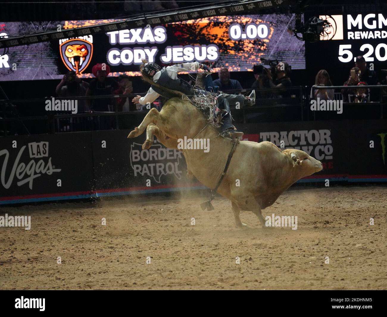 LAS VEGAS, NV - NOVEMBER 6: Cody Jesus takes his best shot at an :08 ...