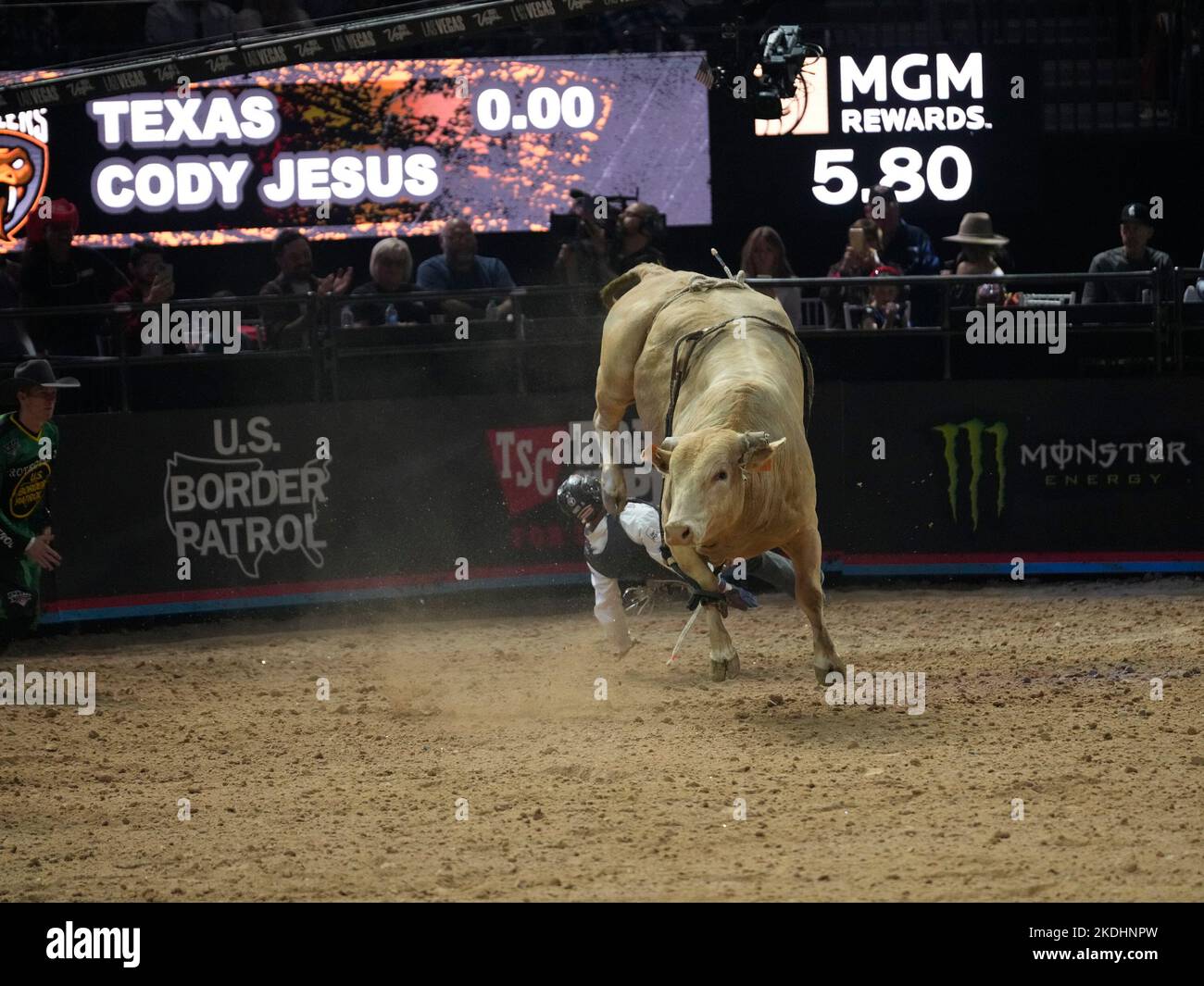 LAS VEGAS, NV - NOVEMBER 6: Cody Jesus takes his best shot at an :08 ...