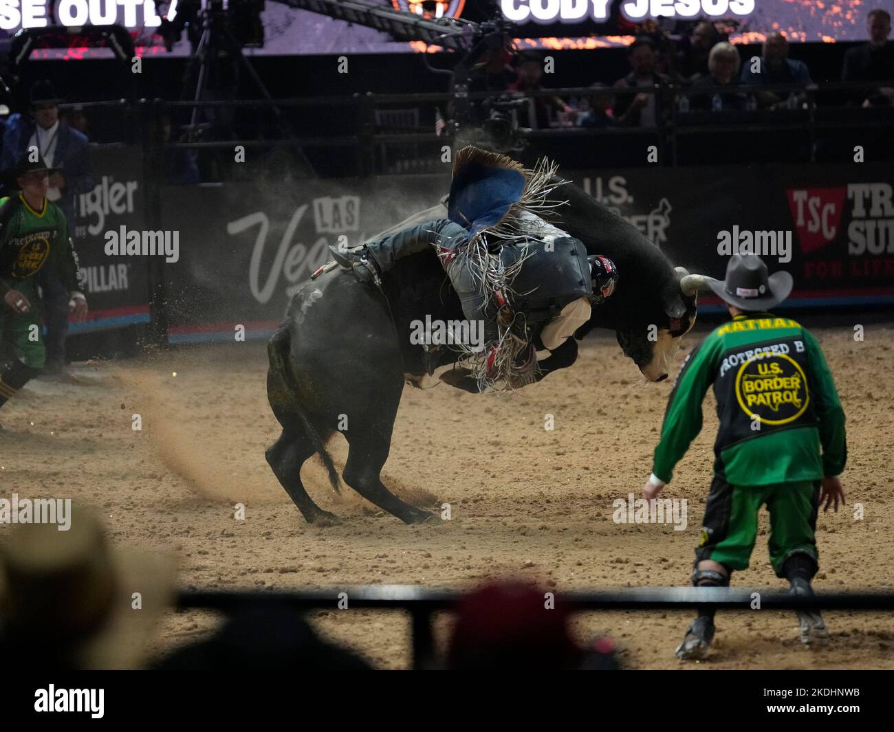 LAS VEGAS, NV - NOVEMBER 6: Chase Outlaw takes his best shot at an :08 ...