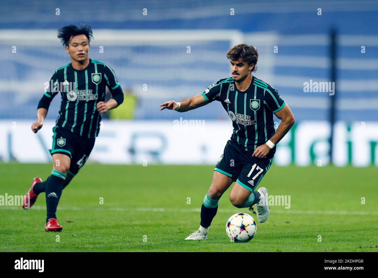 Madrid, Spain. Credit: D. 2nd Nov, 2022. Reo Hatate, Jota (Celtic ...