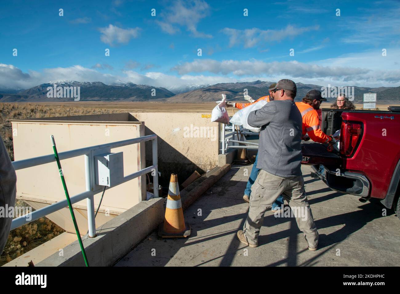 People bring their trash to this free dump day event at the Bridgeport ...