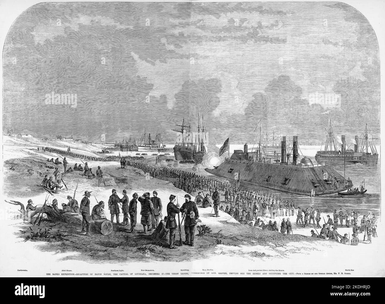 The Banks Expedition - Recapture of Baton Rouge, the capital of ...