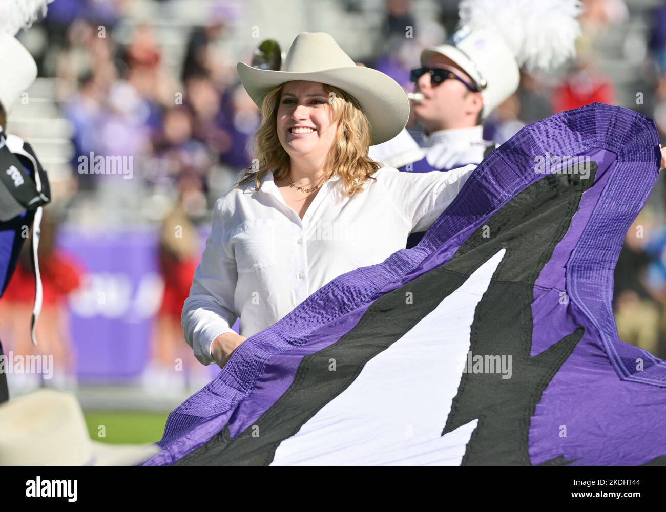 November 5 2022: TCU Horned Frogs rangers before the NCAA Football game ...