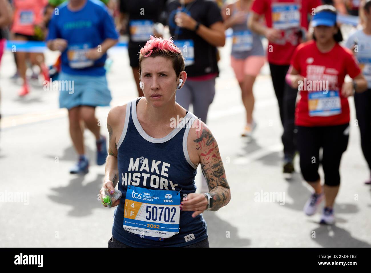 Brooklyn, NY, USA. 6th Nov, 2022. The 2022 TCS New York City Marathon ...