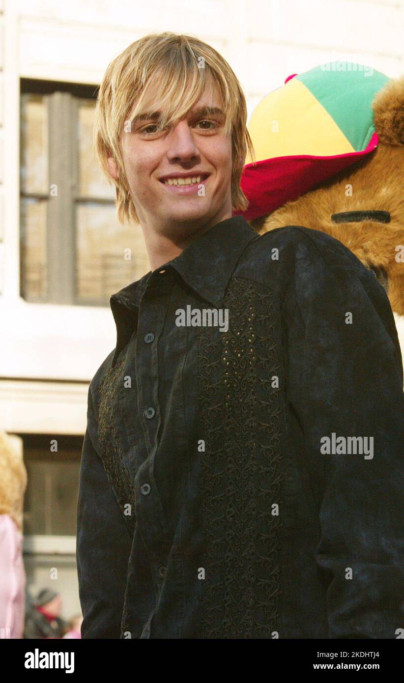 Aaron Carter at The 77th Annual Macy's Thanksgiving Day Parade in New ...