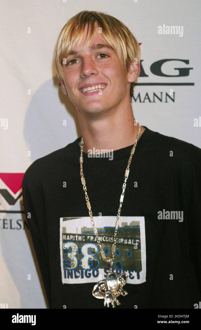 Aaron carter 2003 hi-res stock photography and images - Alamy