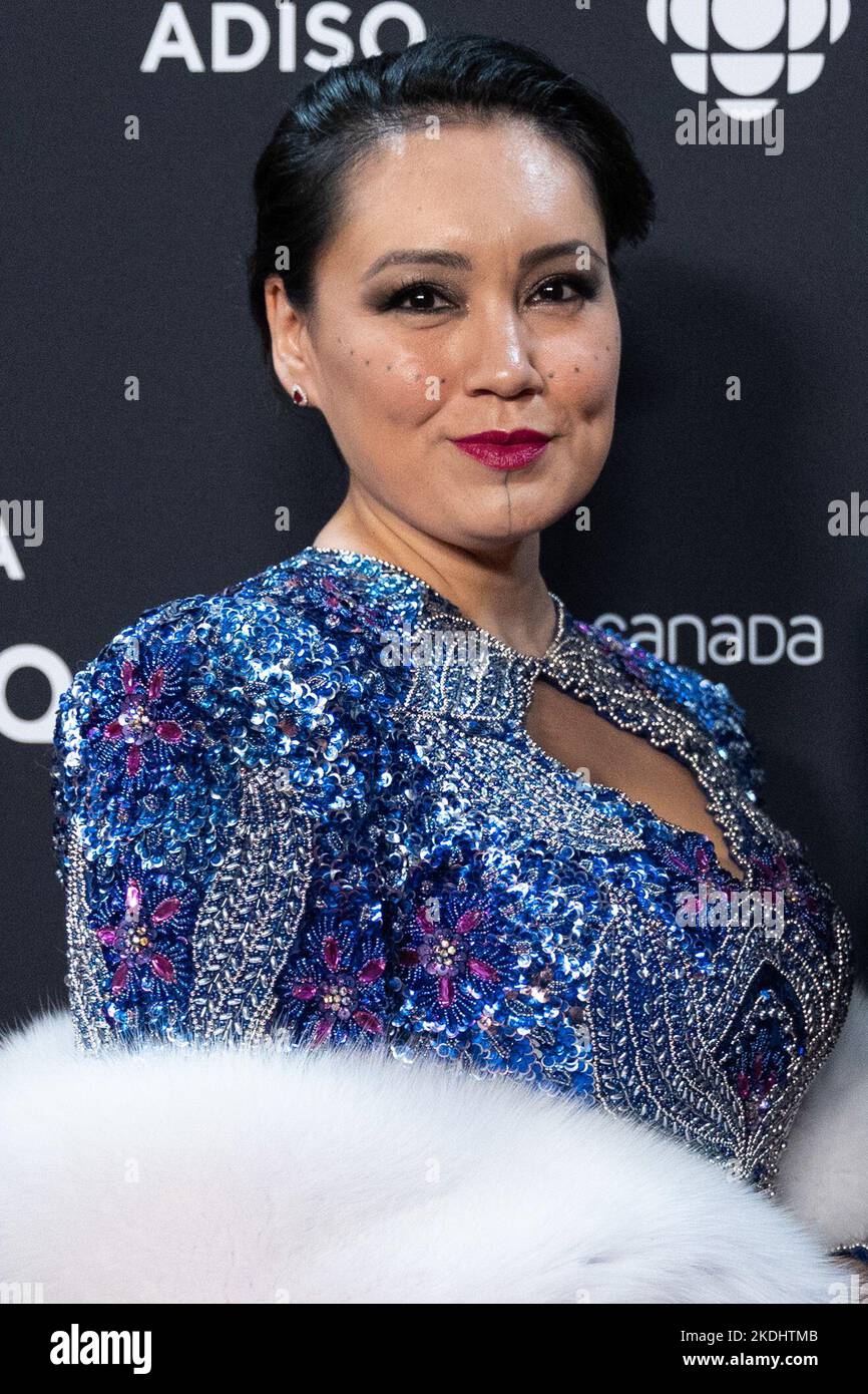 Beatrice Deer poses on the red carpet at the 17th year of the gala de l ...