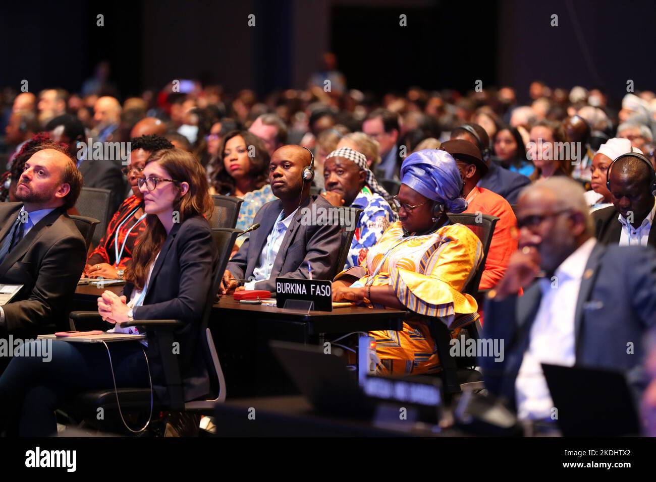 Sharm El Sheikh. 7th Nov, 2022. Participants attend the opening ...