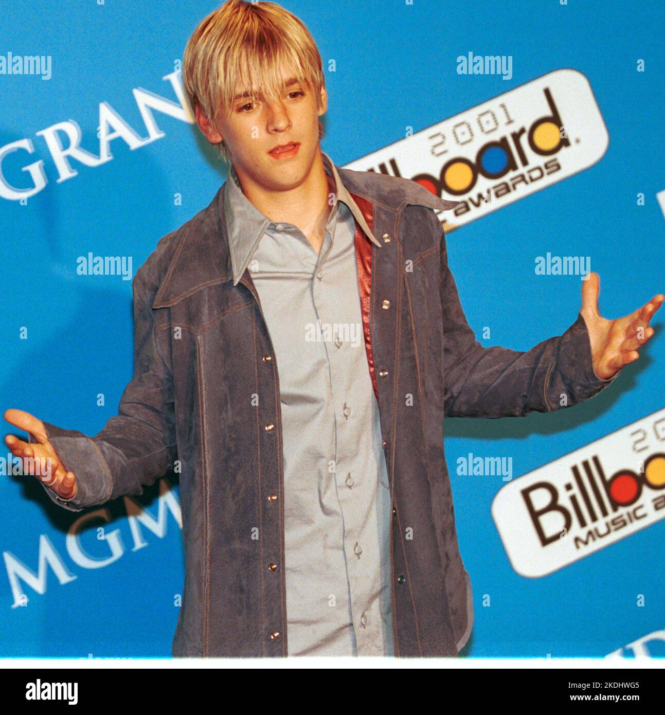 ARCHIVE: 2002 December 09 - Las Vegas, Nevada - Aaron Carter. Billboard ...