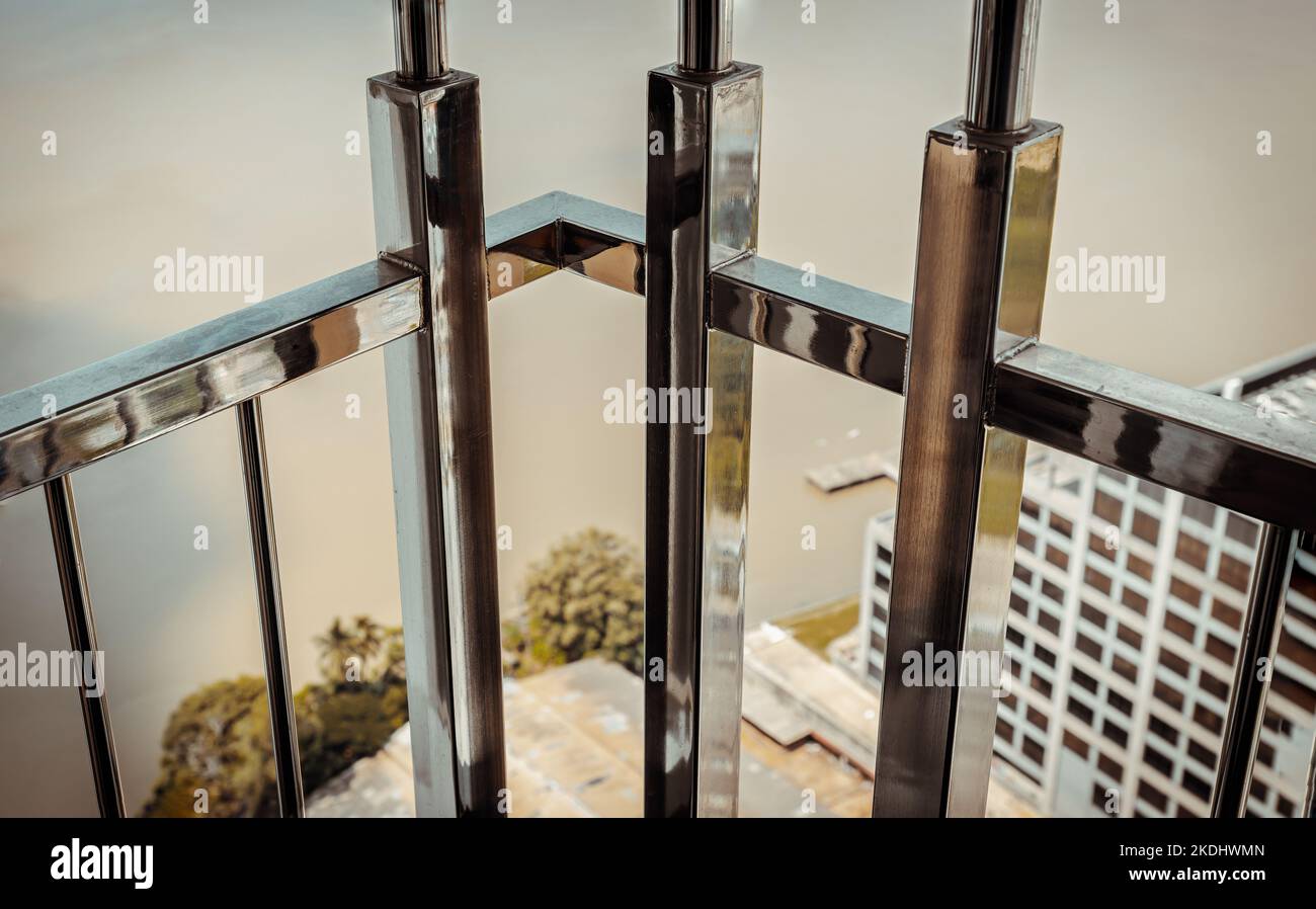 Stainless steel balcony railing hi-res stock photography and images - Alamy