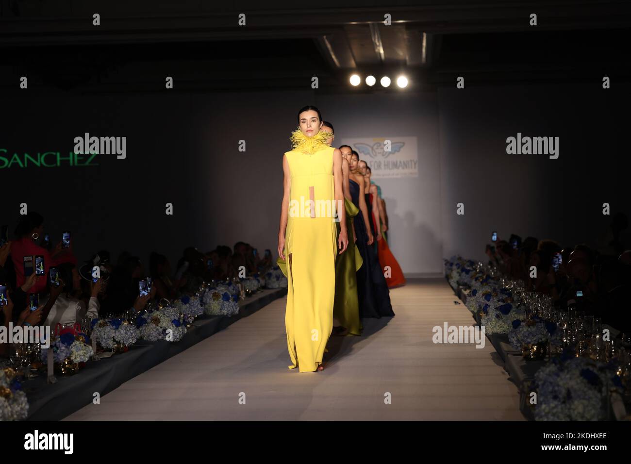 MIAMI, FLORIDA - NOVEMBER 06: Models walk the runway at the Angel ...