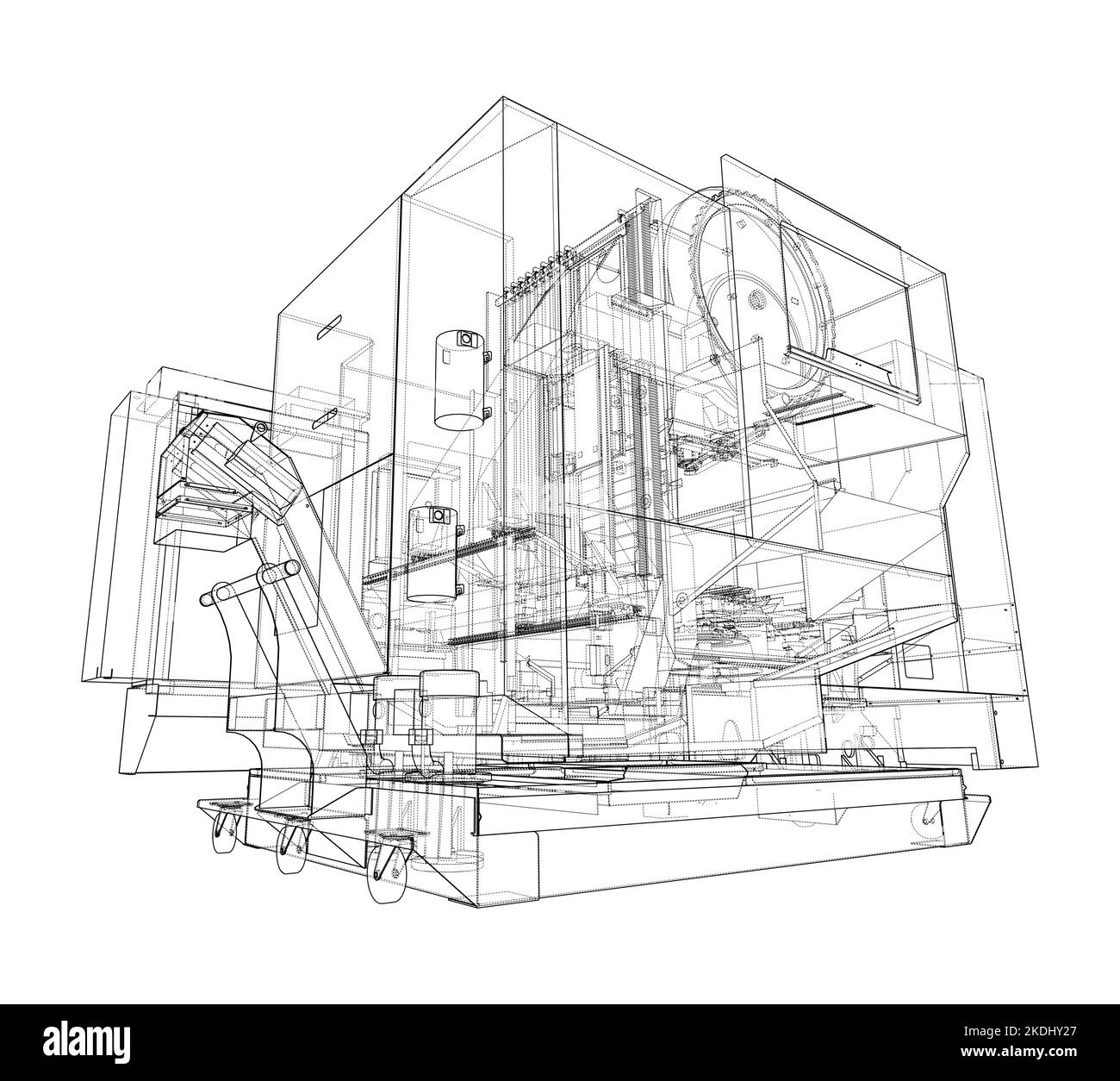 High precision manufacturing Stock Vector Images - Alamy