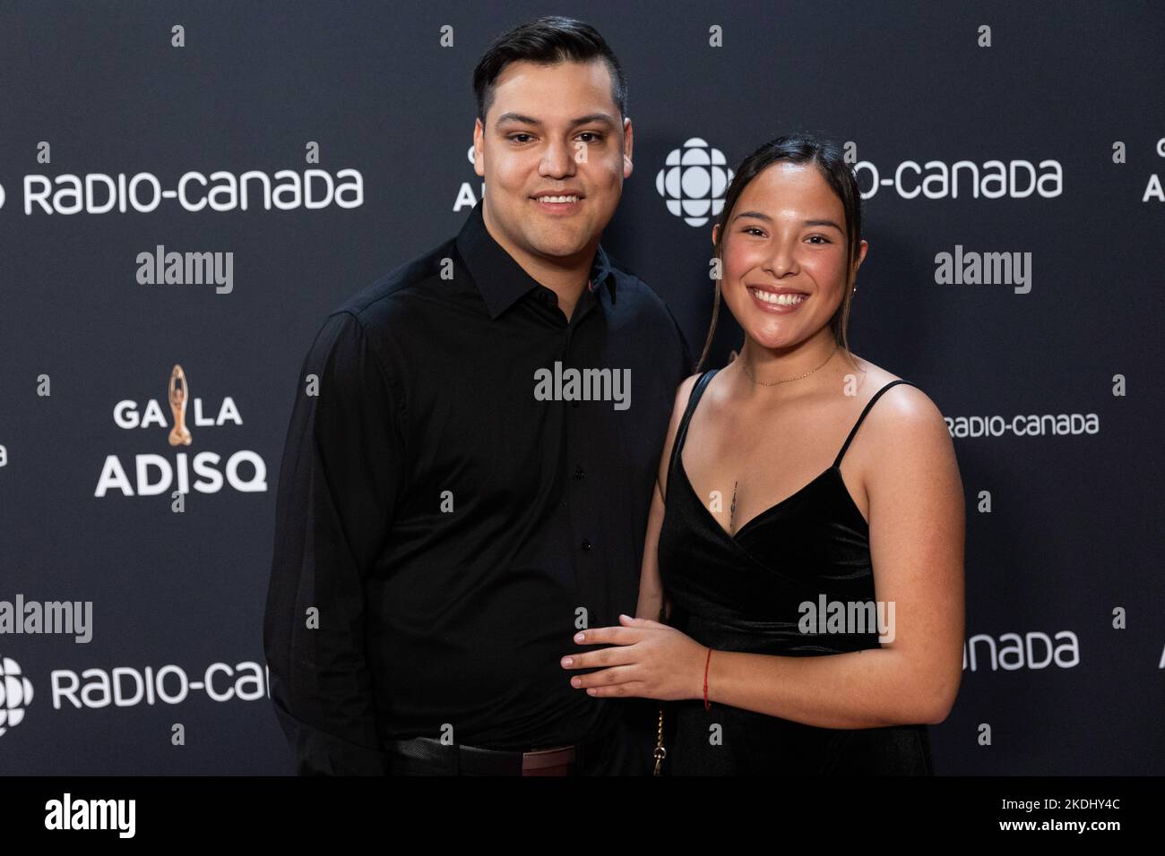 Scott-Pien Picard and his partner pose on the red carpet at the 17th ...