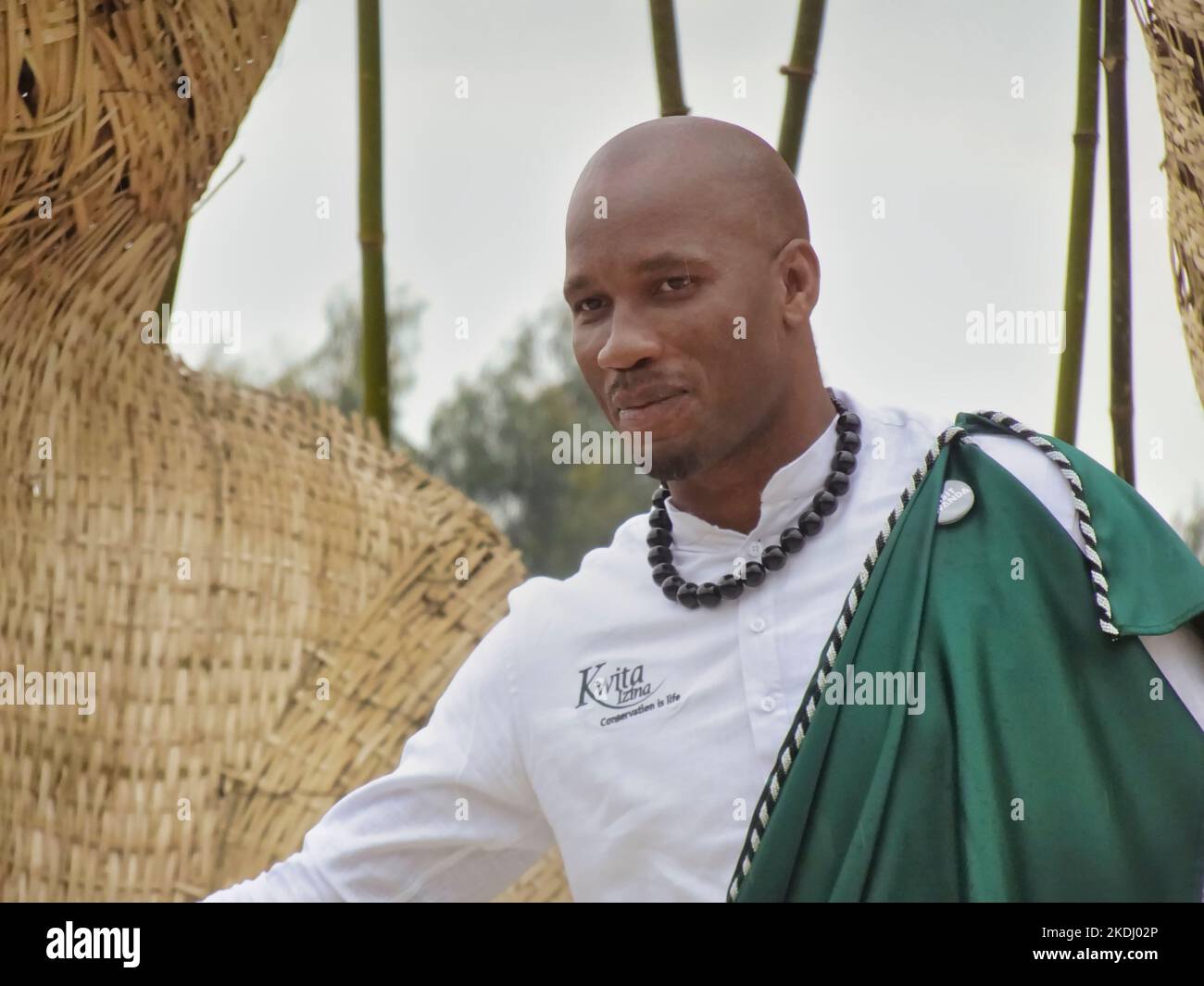 Kinigi, Rwanda 2nd September 2022 Didier Drogba former Football star ...