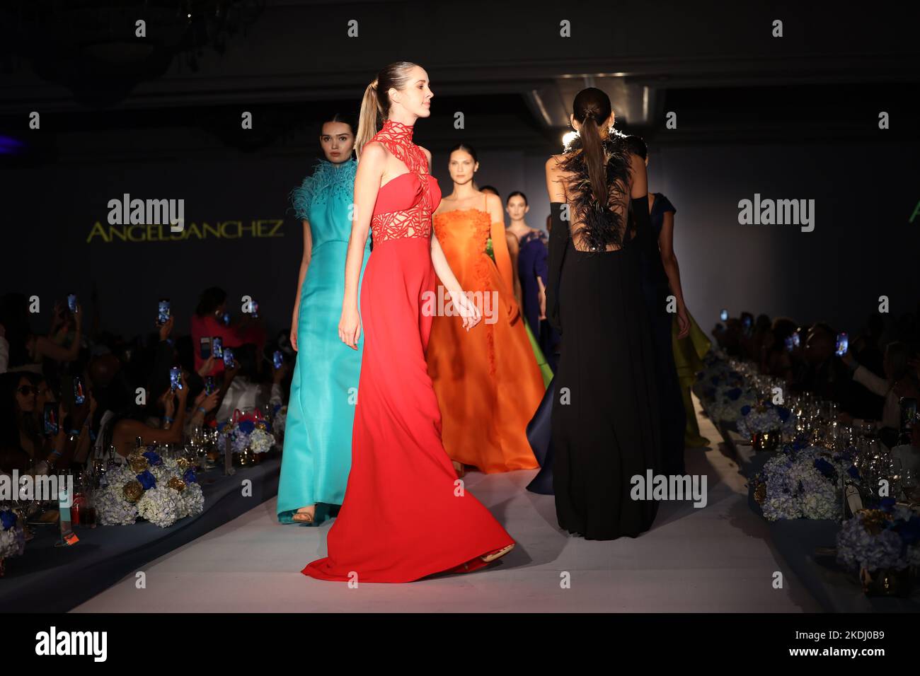 MIAMI, FLORIDA - NOVEMBER 06: Models walk the runway at the Angel ...