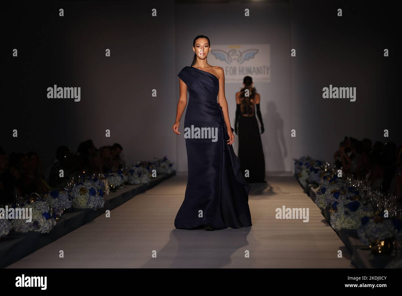 MIAMI, FLORIDA - NOVEMBER 06: A model walks the runway at the Angel ...