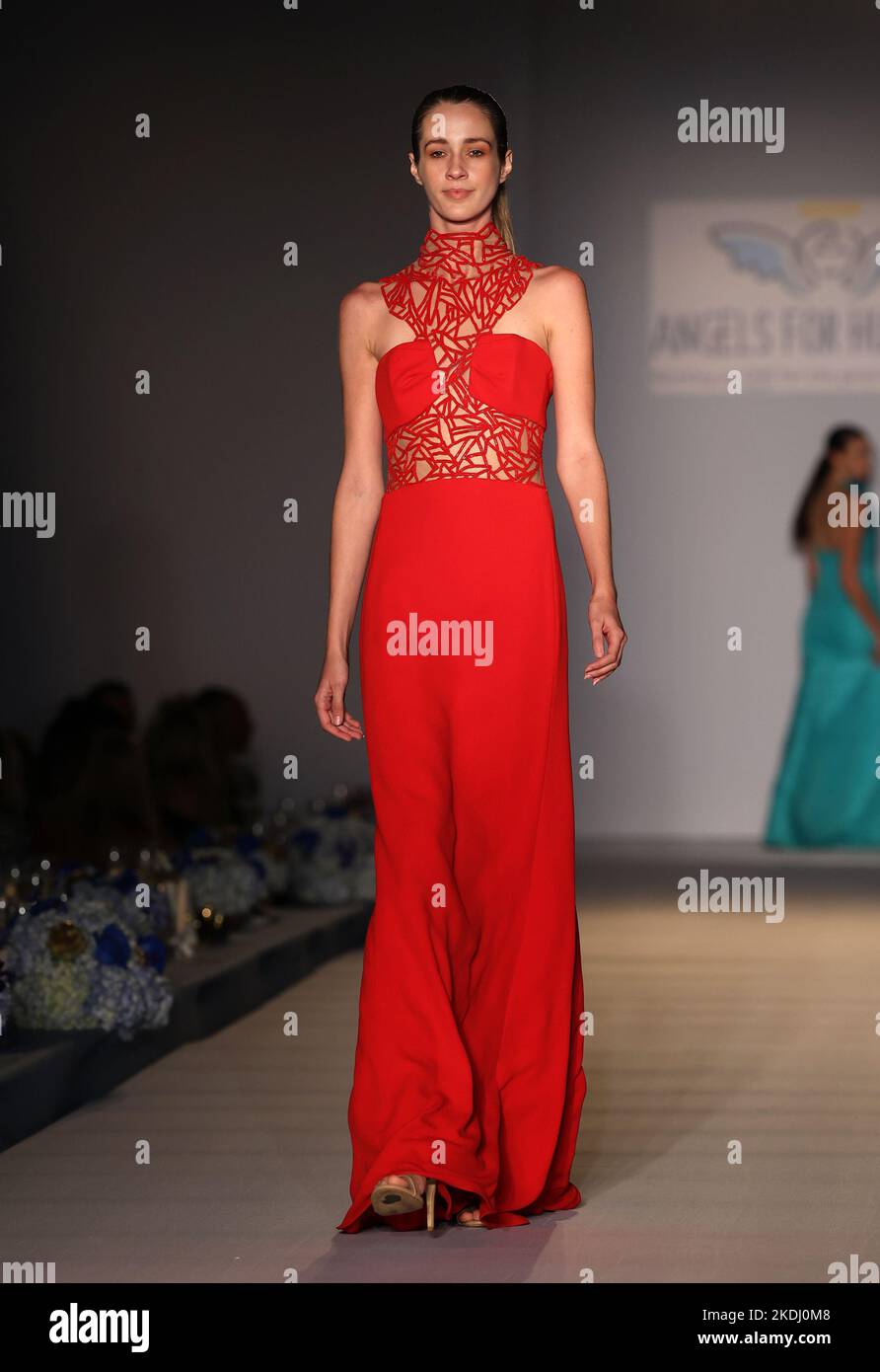 MIAMI, FLORIDA - NOVEMBER 06: A model walks the runway at the Angel ...