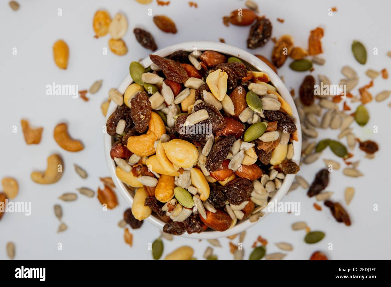 Dry fruits in bowl Stock Photo - Alamy