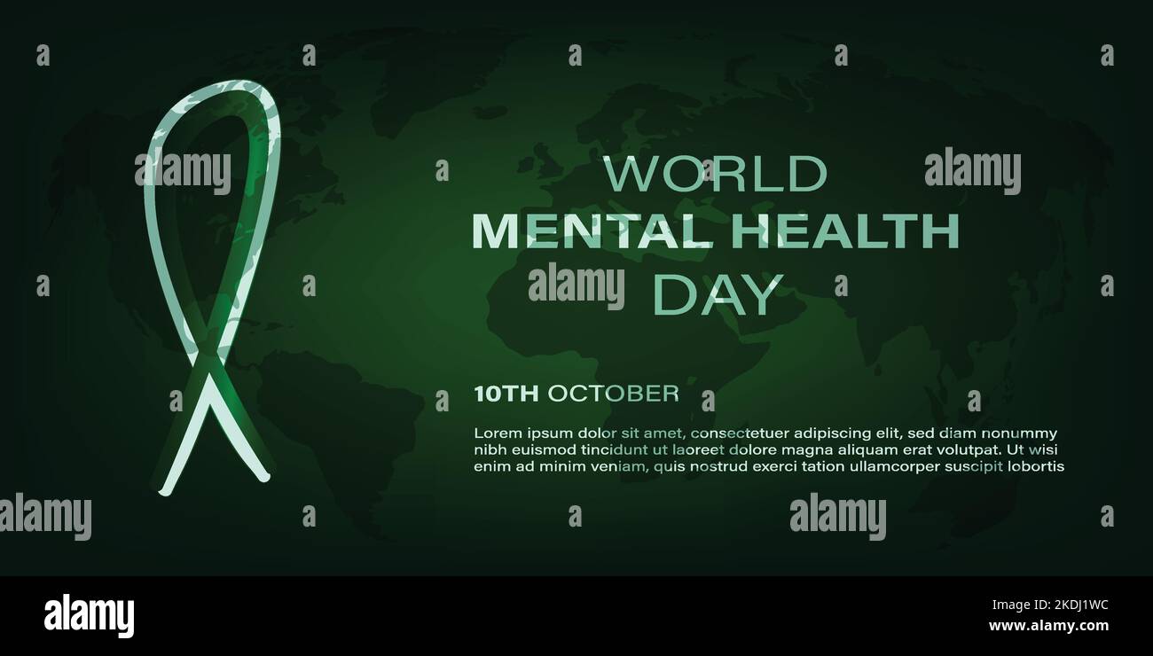 Poster mental health Stock Vector Images - Alamy