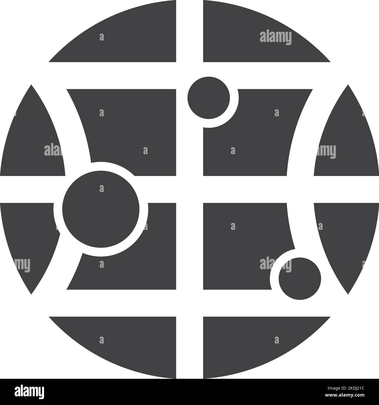 radar screen illustration in minimal style isolated on background Stock ...