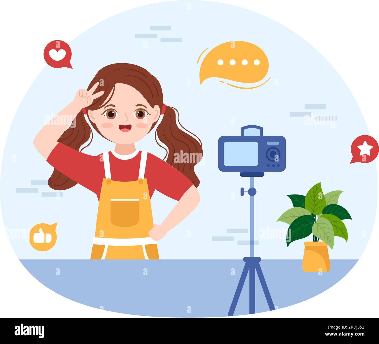 Celebrity Influencer with Posts on Internet for Advertising Marketing ...