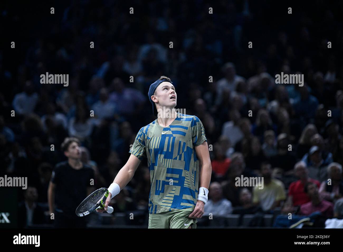 Holger Rune of Denmark during the Rolex Paris Masters, ATP Masters 1000 ...